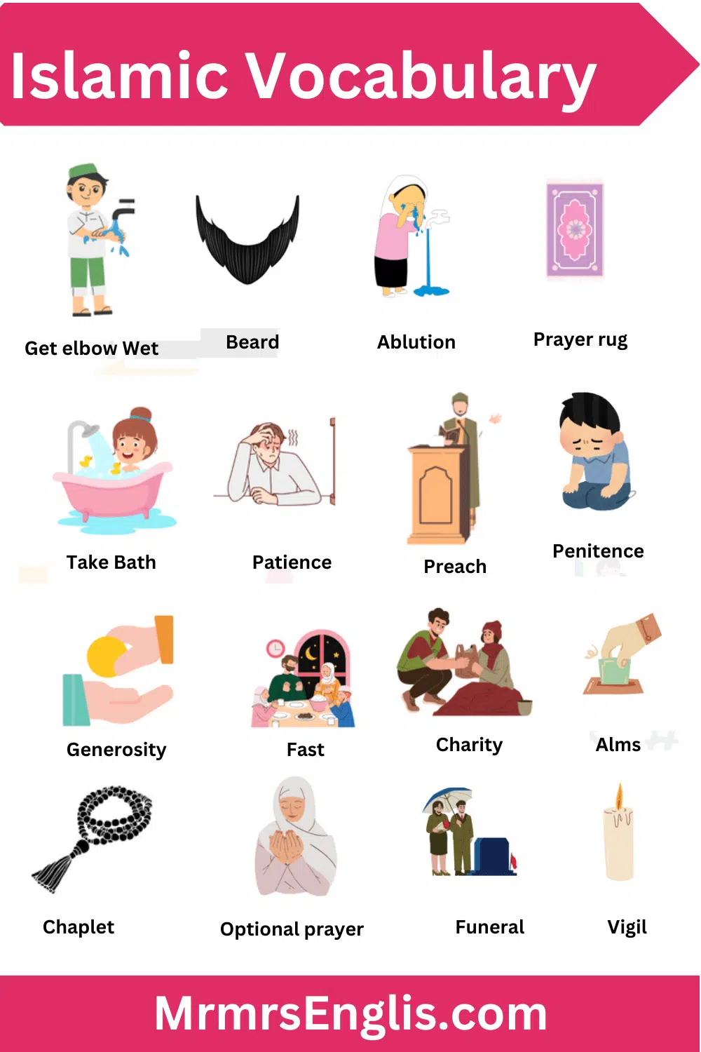 Islamic Religious Words