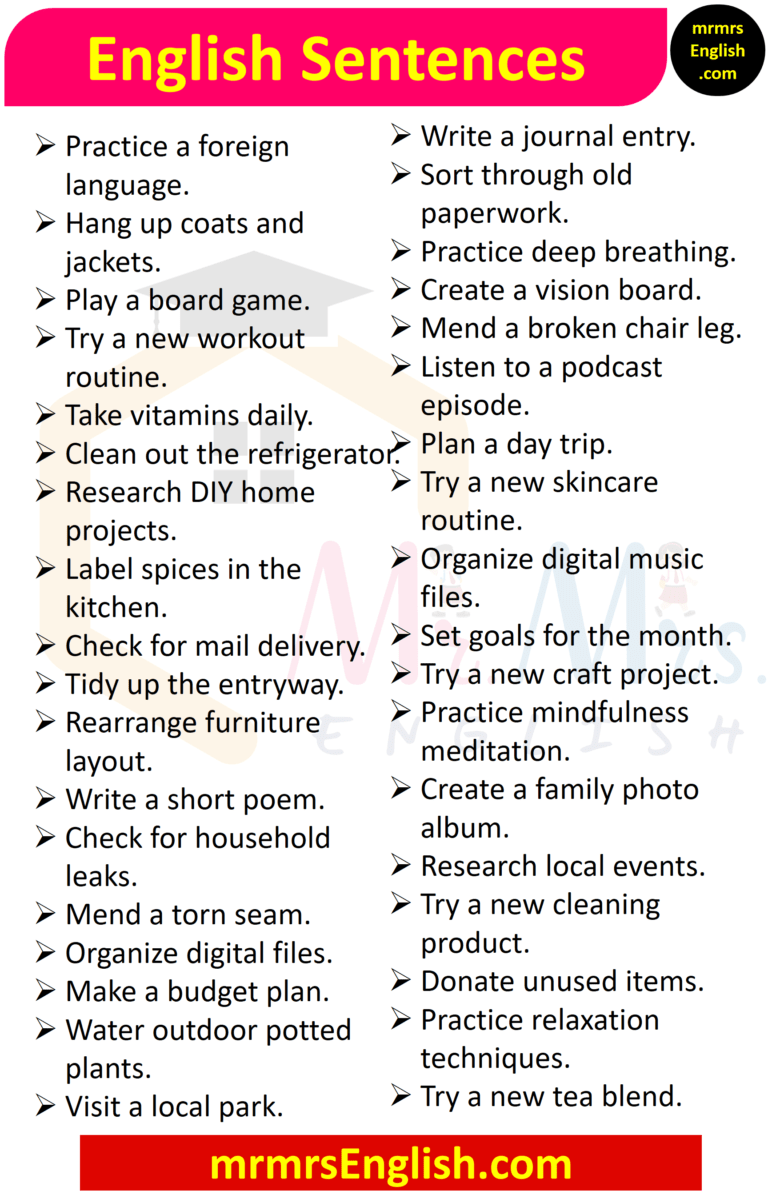 160 English Speaking Practice Sentences for Beginners - MR MRS ENGLISH