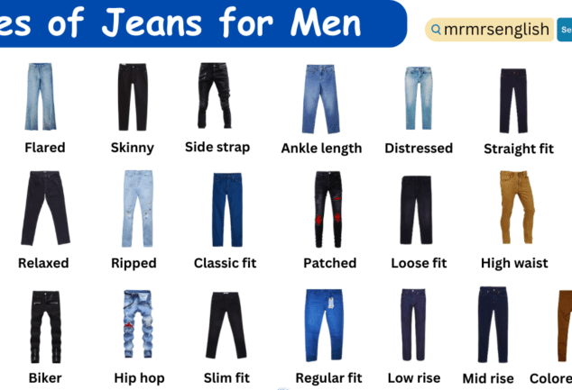 names of jeans Archives - MR MRS ENGLISH