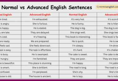 100 English Sentences for daily use | Short English Sentences - MR MRS ...