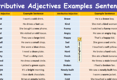 Compound Adjectives Examples Sentences in English with Pictures - MR ...