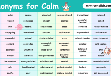 100 Synonyms for Cruel in English with their Pictures - MR MRS ENGLISH