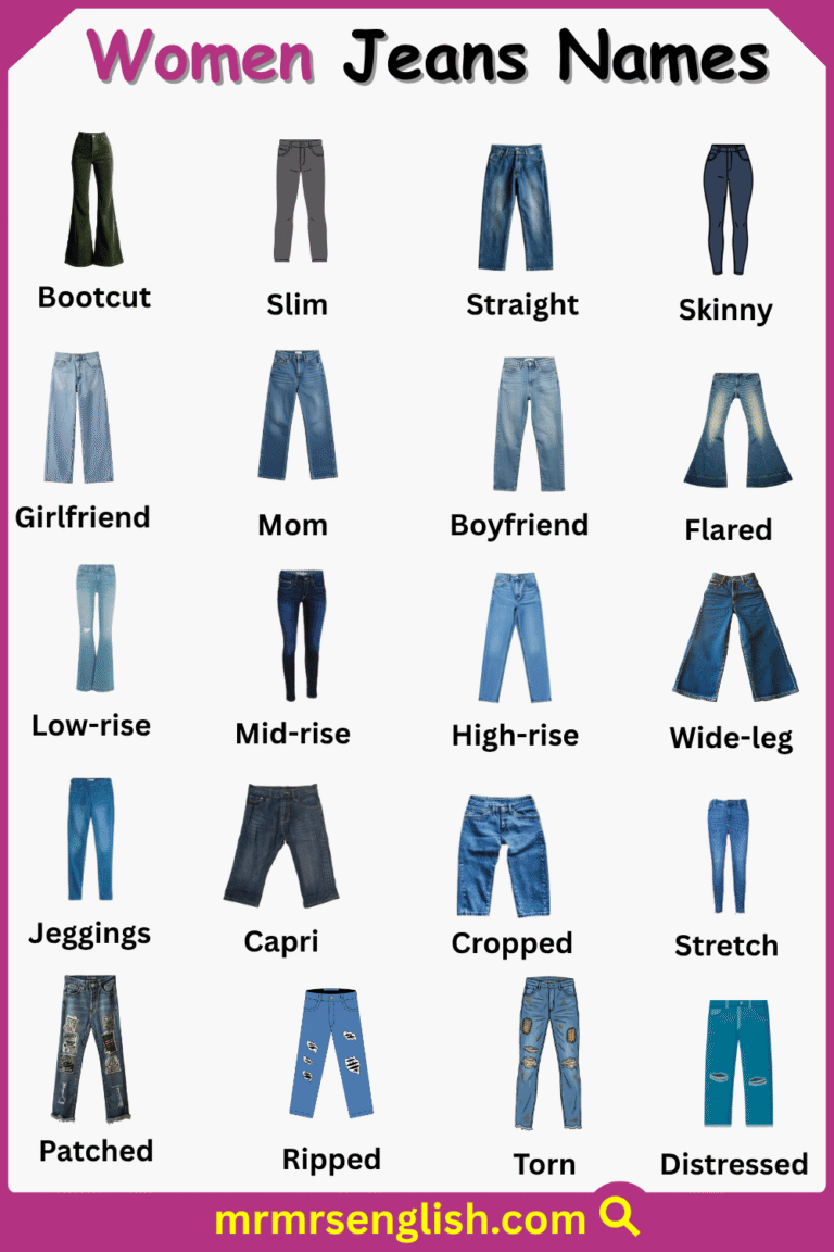 Different Types of Jeans Names for Women with their Pictures - MR MRS ...