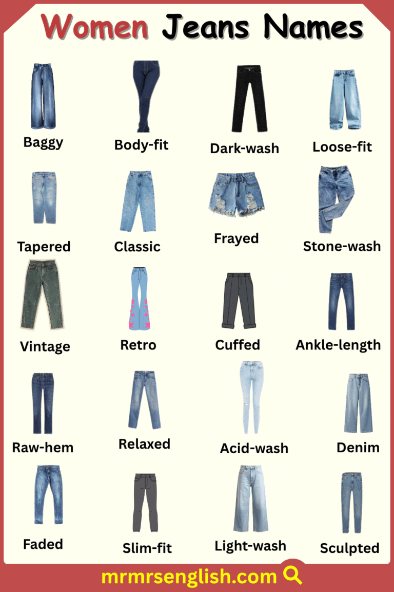 Different Types of Jeans Names for Women with their Pictures - MR MRS ...